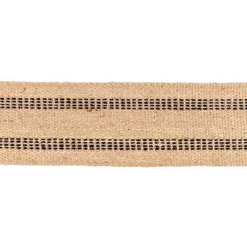 Natural & Black Jute Webbing Trim - 3 1/2" | Hobby Lobby | 184010